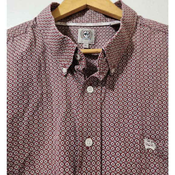 Cinch | Shirts | Cinch Shirt Mens Xl Geometric Print Long Sleeve ...